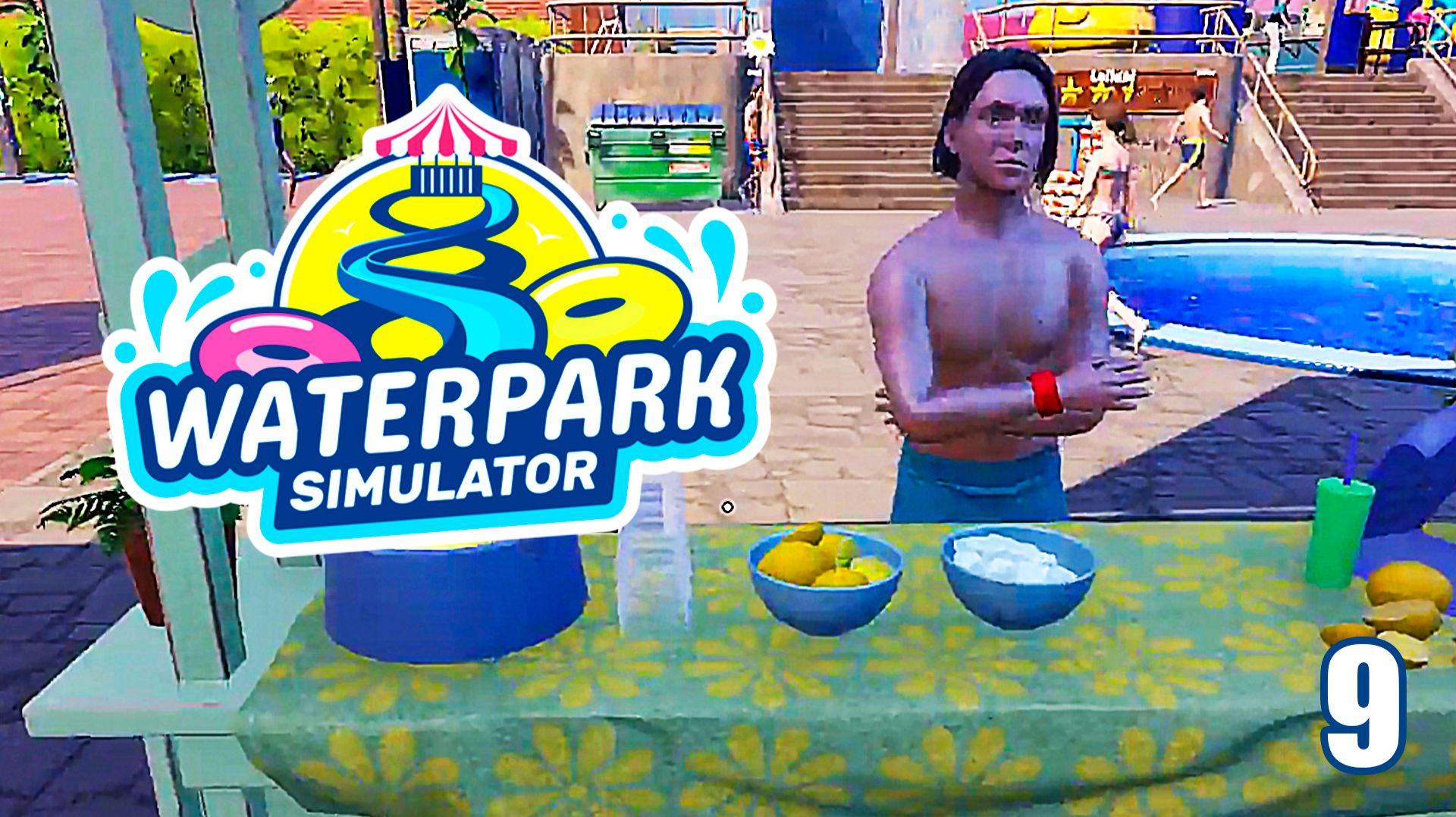 Наняли Спасателя ► Waterpark Simulator # 9