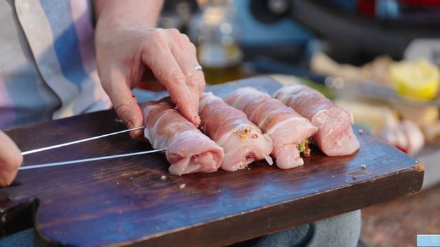 Куриные шашлычки и лепешки. ПЕРЕВОД. Джейми Оливер