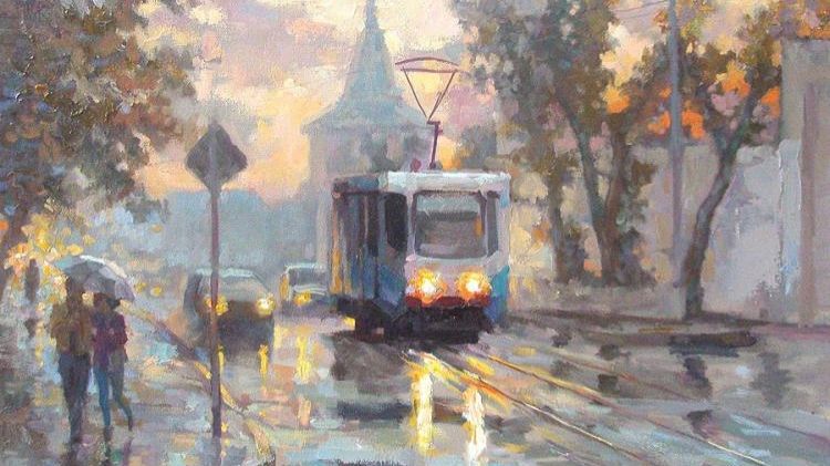 Живая игра света на картинах Сергея Волкова