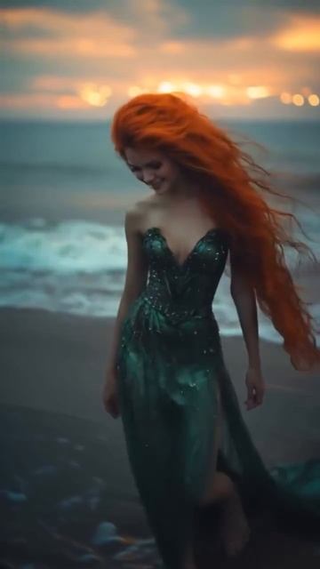 Красивая русалка в другой реальности