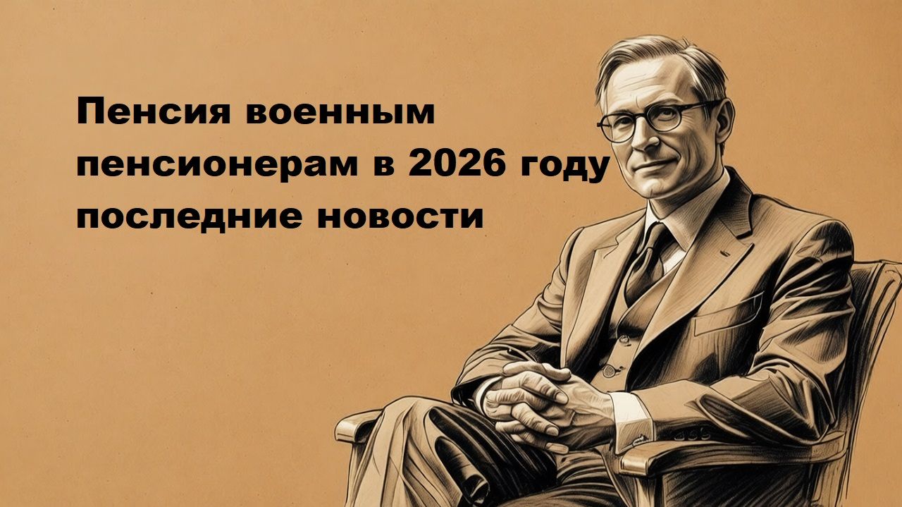 Пенсия военным пенсионерам в 2026 году последние новости