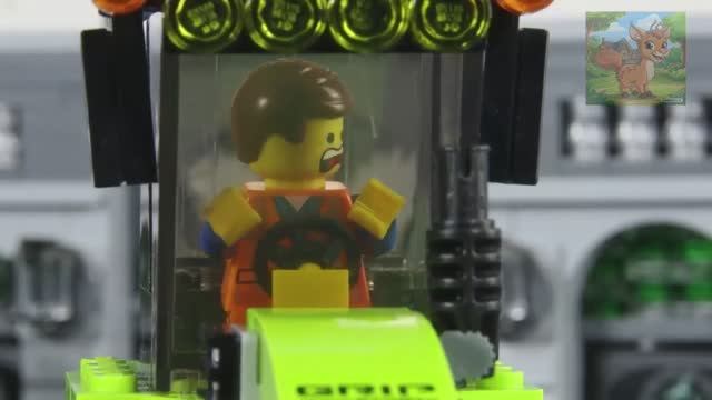 Жующий мусоровоз Lego Stop motion-Lego