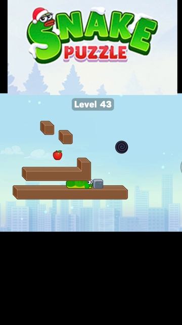 Прохождение головоломки Snake Puzzle 43 уровень #головоломки #прохождение #43уровень #43lv