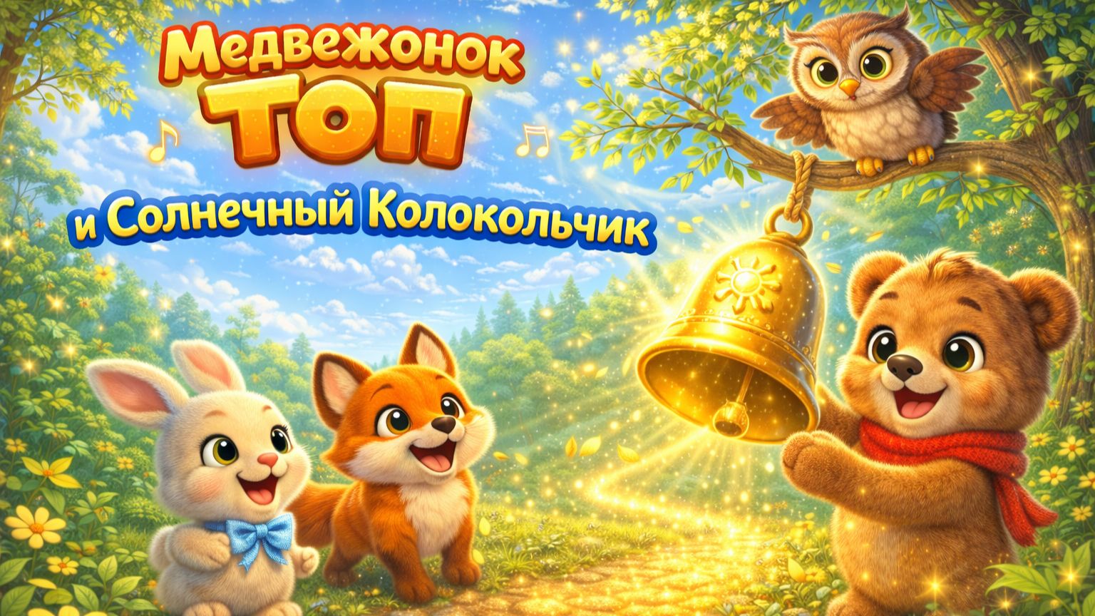 8 серия. Мишка Топ и Солнечный Колокольчик. Восьмая серия про Мишку Топу.