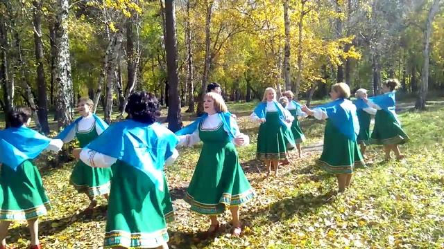 Синий платочек ансамбль Винтаж