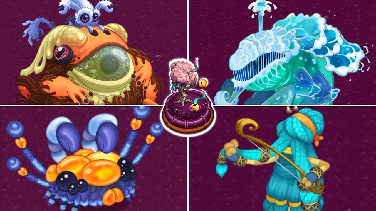 Остров Псионики - Все Монстры, Песни и Анимации (My Singing Monsters, Мои Поющие Монстры, Msm, Мсм)