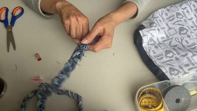 Джинсовая сумка через плечо из обрезков джинсов | Дизайн, хобби и экология