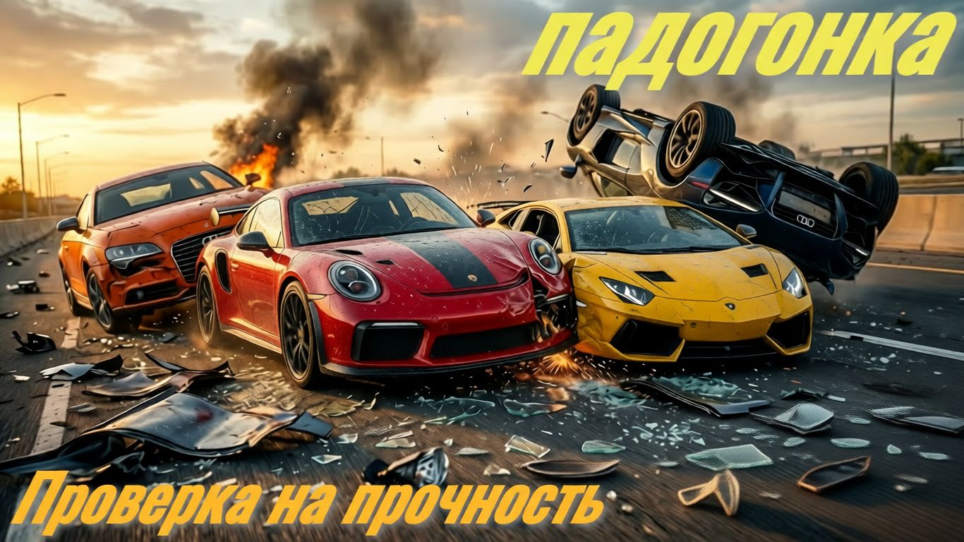 Соревнование спорткаров.Проверка на прочность! » BeamNG.drive