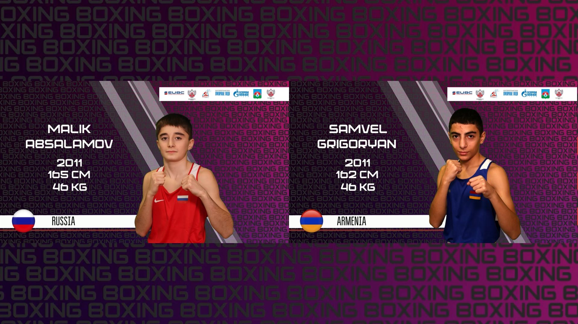 Preliminary fights. Absalamov Malik vs Grigoryan Samvel