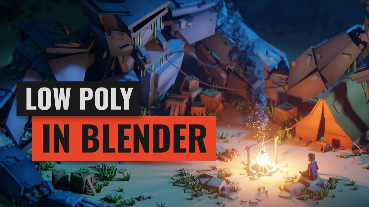 Cubic Worlds - Create Stunning Low Poly Animations in Blender 6
