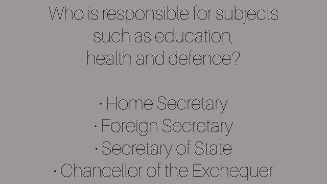 Life in the UK test Question 63