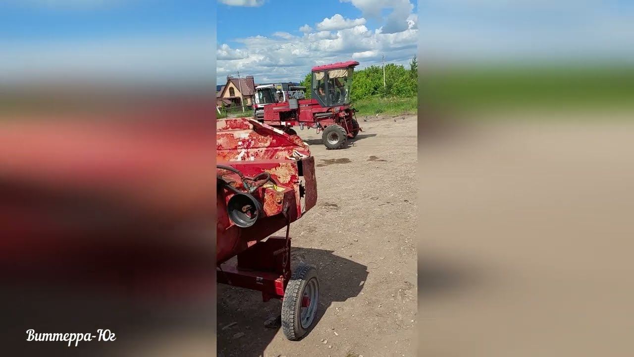 Альметьевск | Переоборудование косилки Case 304 на ГСТ-90 и жатки на Шумахер