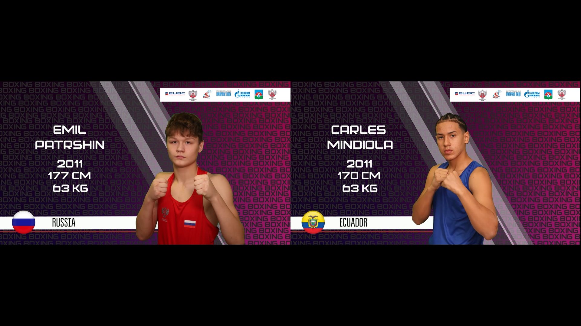 Preliminary fights. Patrshyn Emil vs Mindiola Karles