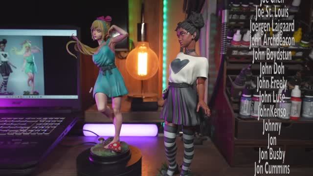 Как раскрасить персонажа, напечатанного на 3D-принтере