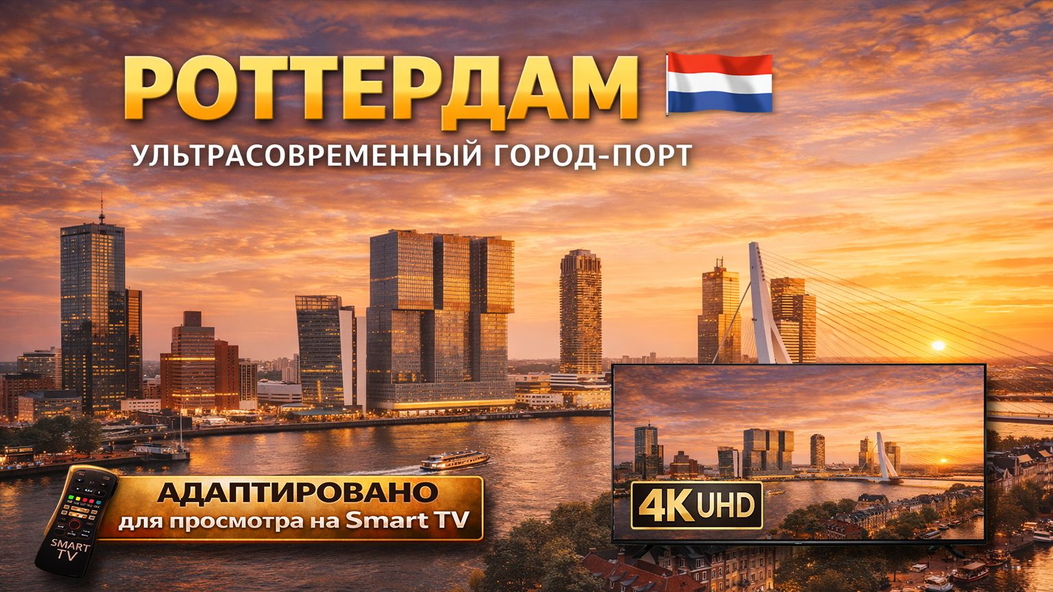 Роттердам. Нидерланды  | Видео 4K (UHD)