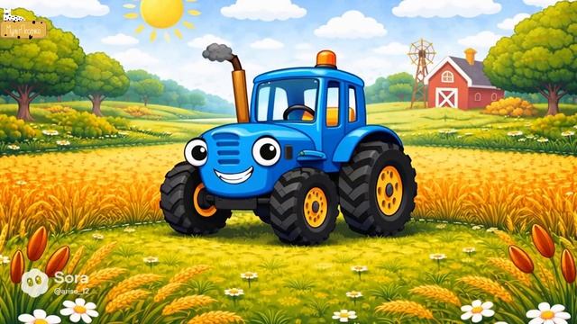 СИНИЙ ТРАКТОР ПОЕТ ДЛЯ МАЛЫШЕЙ
