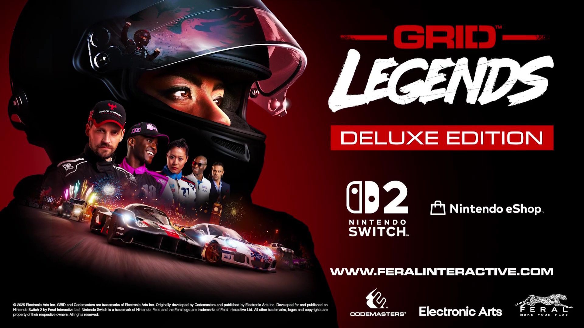 GRID Legends - Релиз на Nintendo Switch 2