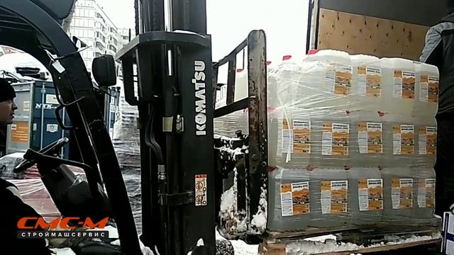 Отгрузка противоморозной добавки в бетон и тентов в ООО «Автоматизация и Телекоммуникации»