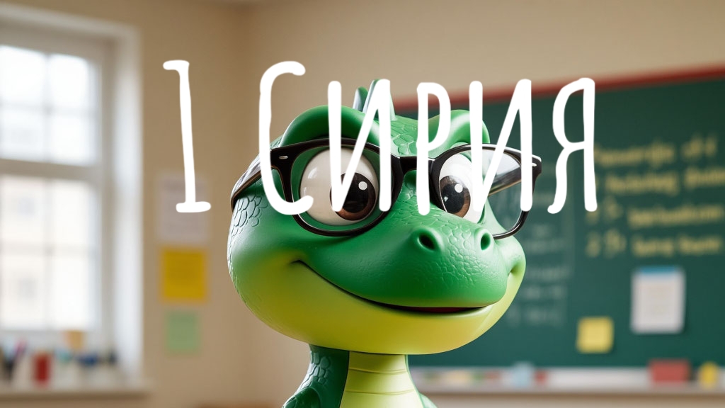 фиолетовый динозавр 1 серия 1 сезон