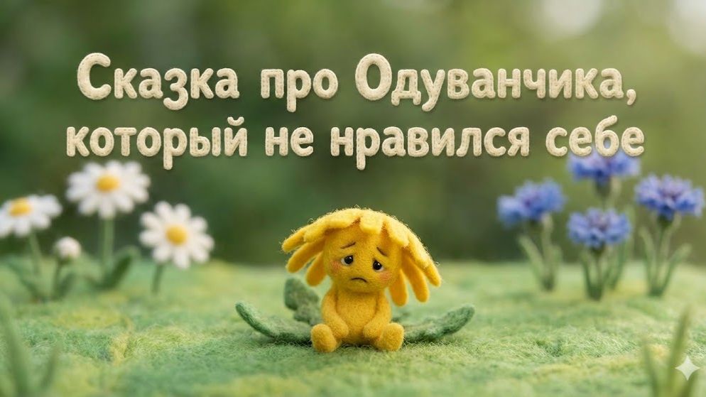 Сказка про Одуванчика, который не нравился себе