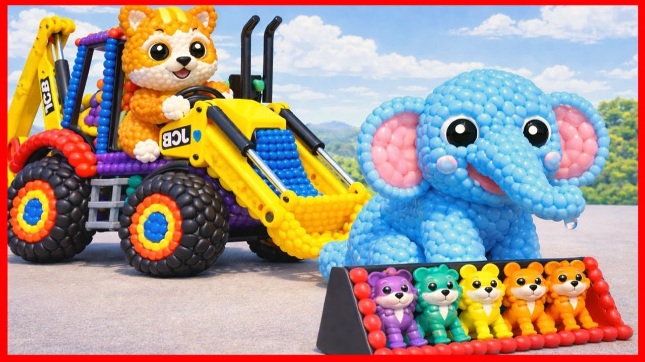 Мультики для детей. Яркая Трансформация воздушных шариков c мульти героями. Мультики для малышей