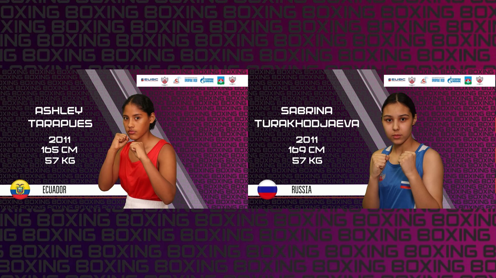 Preliminary fights. Ashley Tarapues vs Sabrina Turakhodjaeva