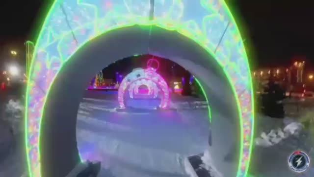 Вечерний новогодний Магнитогорск 2026