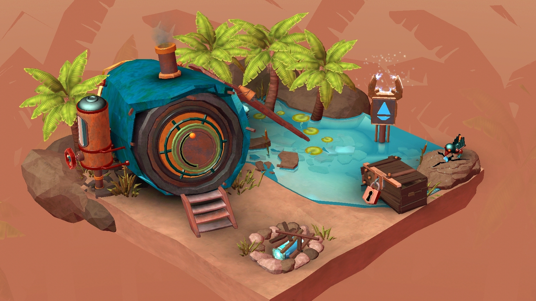 Tiny Robots Recharged | Приморская Хижина | Прохождение