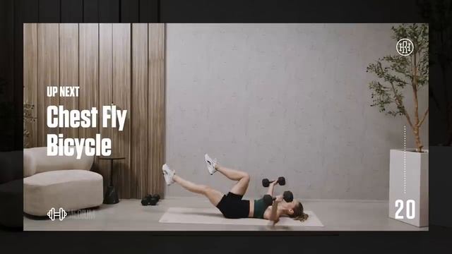 Heather Robertson 20 MIN NO REPEATS Full Body HIIT Workout (With Weights)