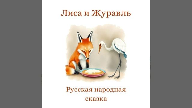 "Лиса и журавль" русская сказка