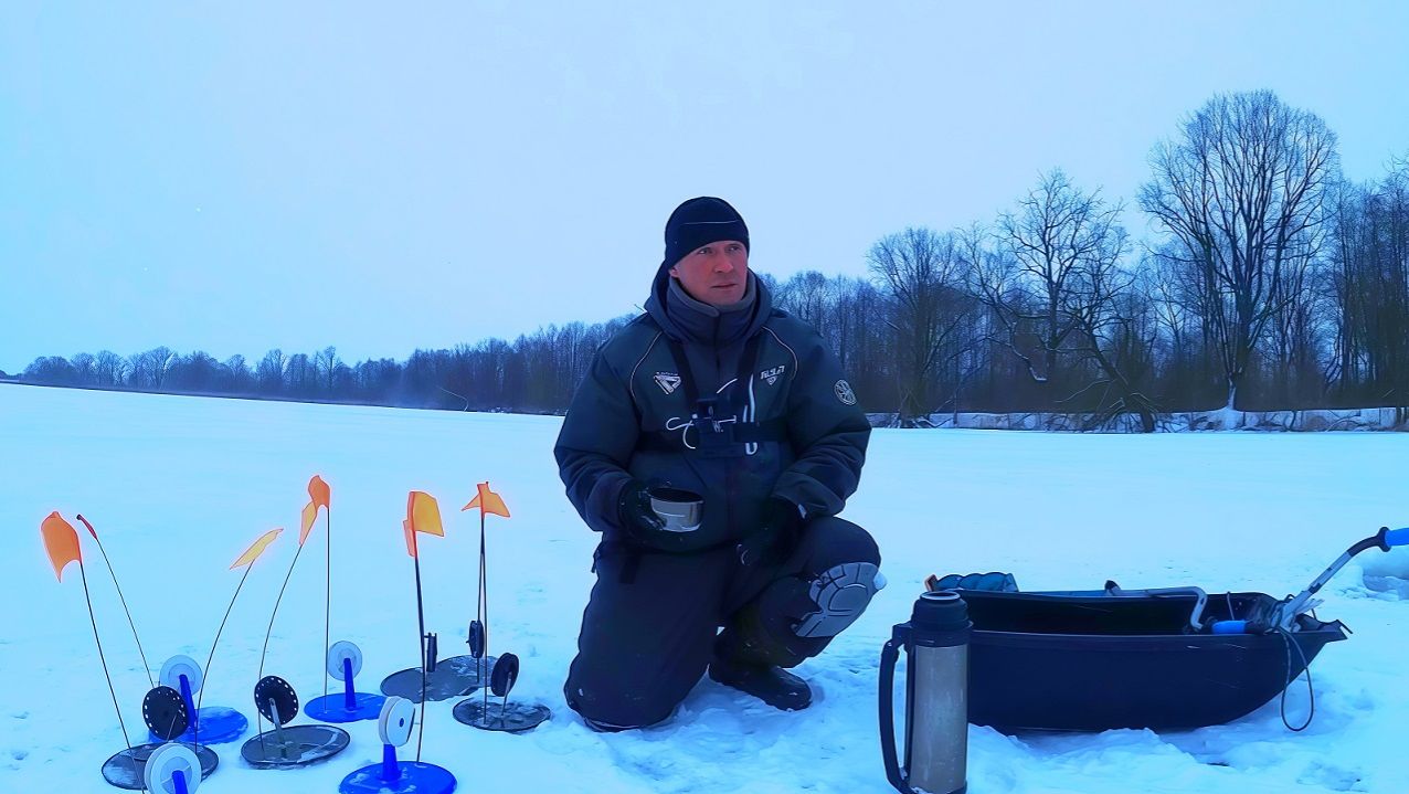 ВОТ ЭТО Я ПОНИМАЮ ОКУНЕК!!! Ну и жерлицы! Рыбалка 2026