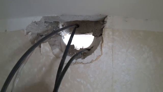 Замена проводки без штробления.