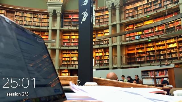 3 ЧАСА позанимайся со мной в публичной библиотеке  в Париже