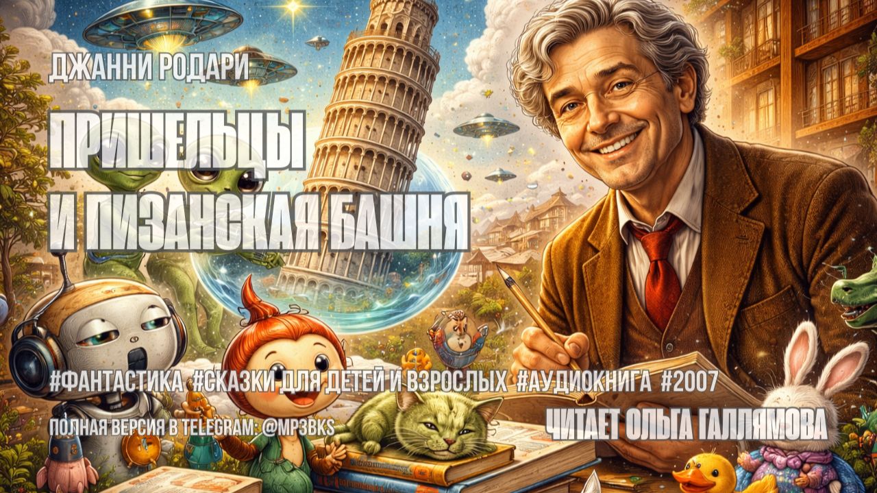 Аудиокнига. Джанни Родари — «Пришельцы и Пизанская башня»