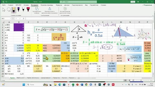Когда известны только стороны