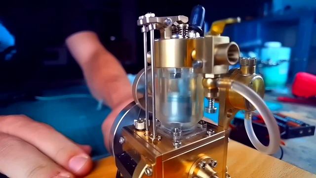 Я напечатал на 3D-принтере прозрачный двигатель внутреннего сгорания из смолы