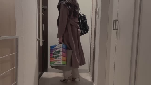 Уютная зимняя ночь в Японии.