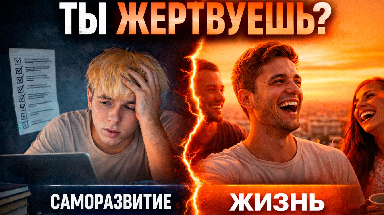 Саморазвитие или Жизнь: Что ты выберешь?