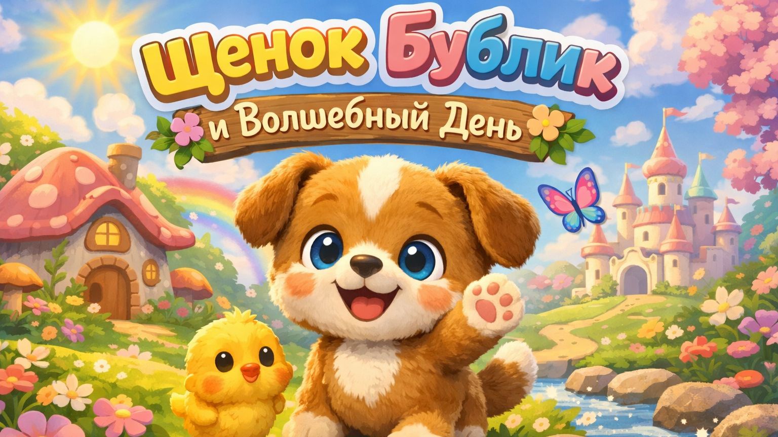 ДЕТСКИЙ МУЛЬТИК ПРО СОБАЧКУ БУБЛИКА. МУЛЬТИК ДЛЯ МАЛЕНЬКИХ ДЕТЕЙ.