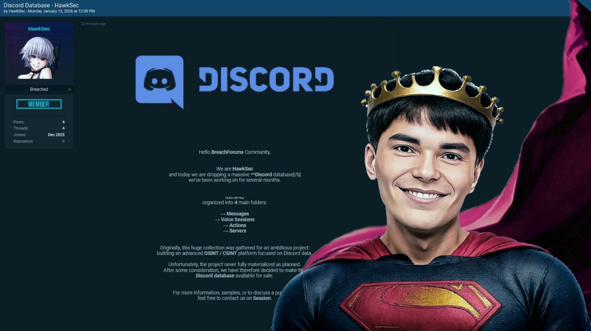 ▶️1️⃣6️⃣Discord взломали на 78,5 миллионов файлов