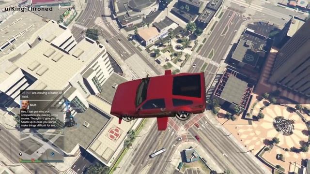 Школьник в GTA Online думал, что ему всё сойдет с рук, пока не встретил DeLorean. [4К]