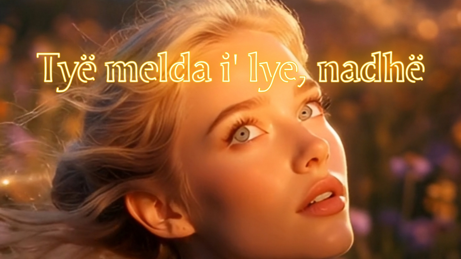 Tyë melda i' lye, nadhë