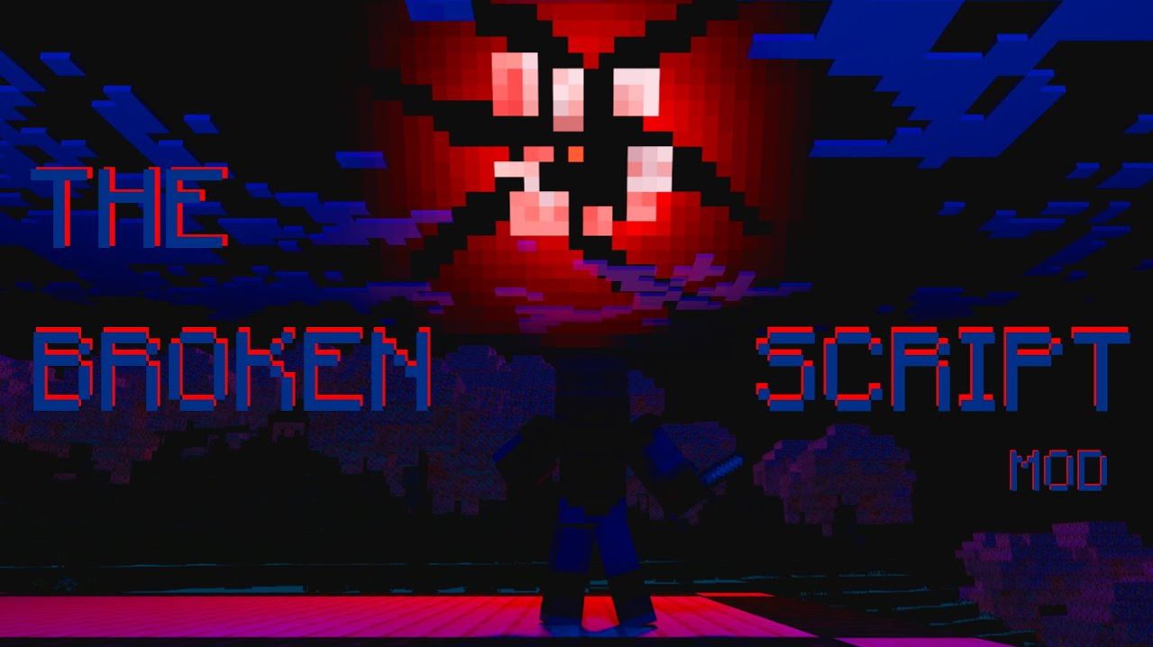 Играем в Майнкрафт с хоррор сборкой The Broken Script (Старый майнкрафт) (1 часть)