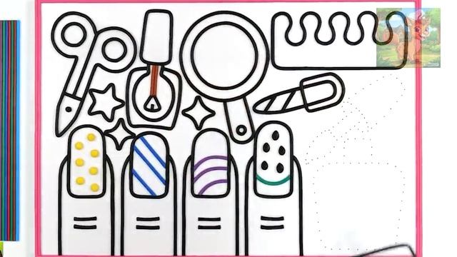 Искусство рисования ногтей желе-арт, лак для ногтей желе-раскраска-Инструменты для рисования