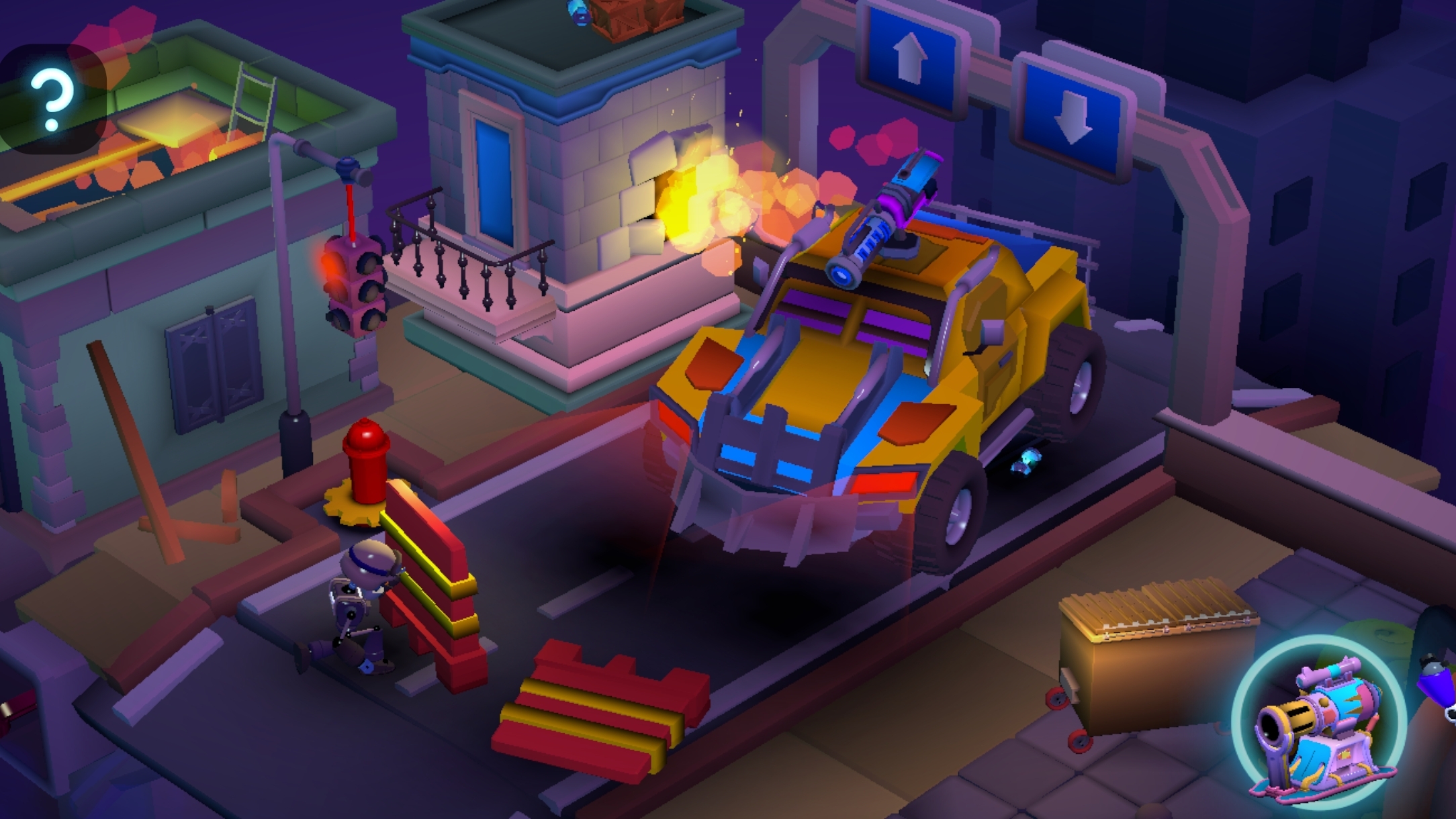 Tiny Robots Portal Escape. Часть 2 Друзья Дедушки Осада Города