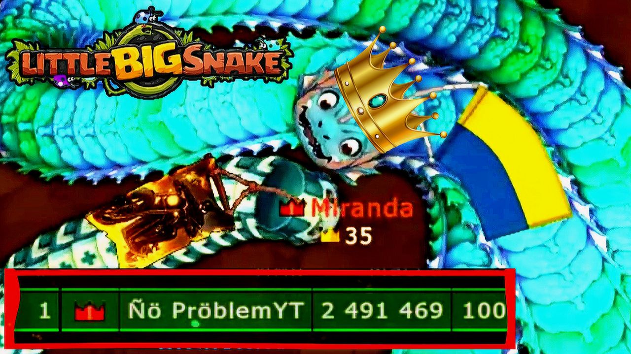 🐍Little Big Snake🐞Убиваю МЯТЕЖНИКОВ 👑 и набираю массу в игре 2,4 миллиона!😎👍