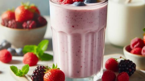 Шейк ягодный зимний.