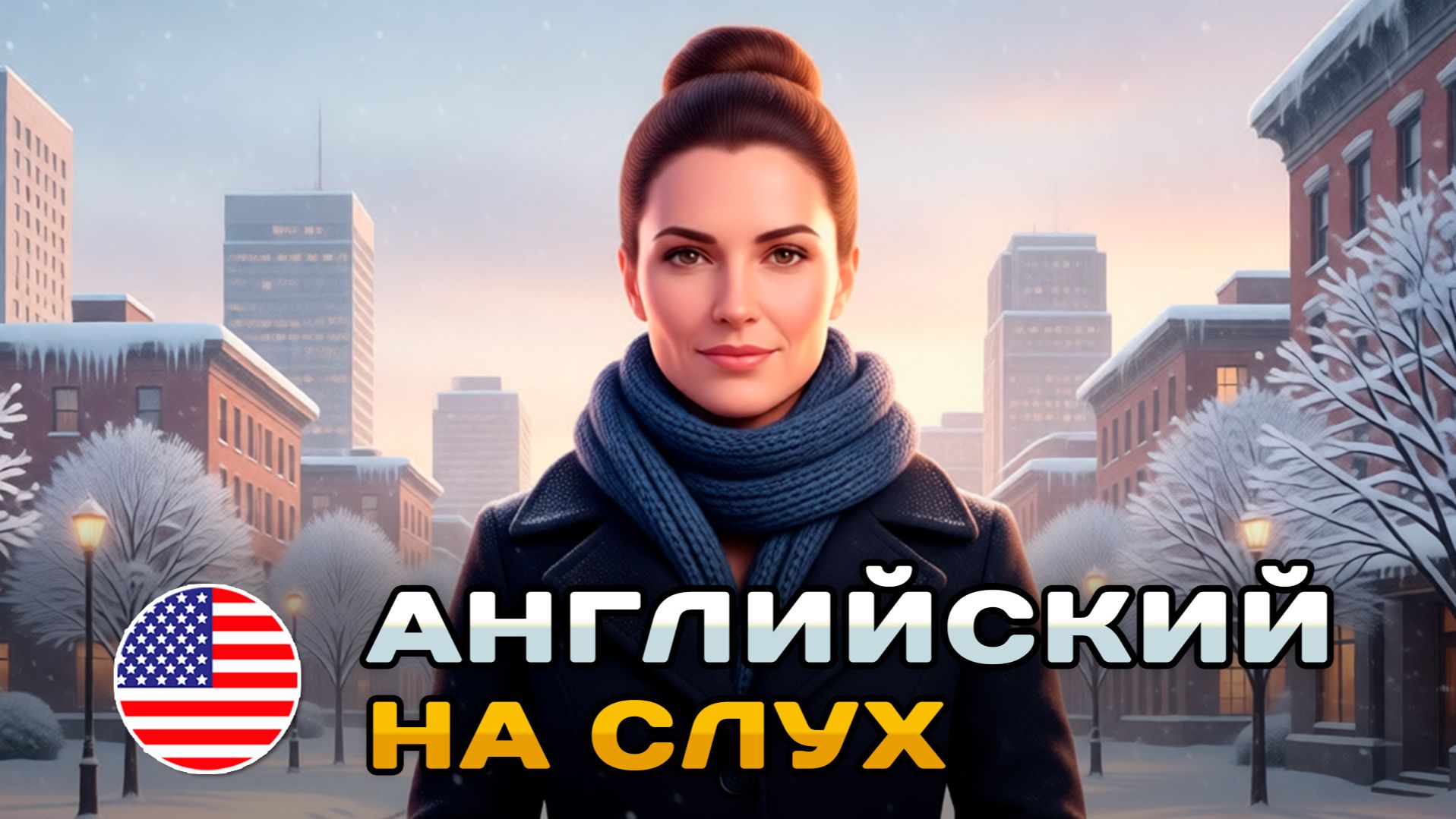 СЛУШАЕМ простой рассказ на Английском (A2-b1): Мой холодный город | Английский на слух 🎧