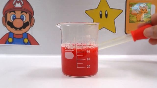 Раскраска и рисование из желе Super Mario Bros.Как сделать желейные картинки