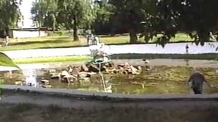 Ишим лето 2004. Железнодорожный парк.